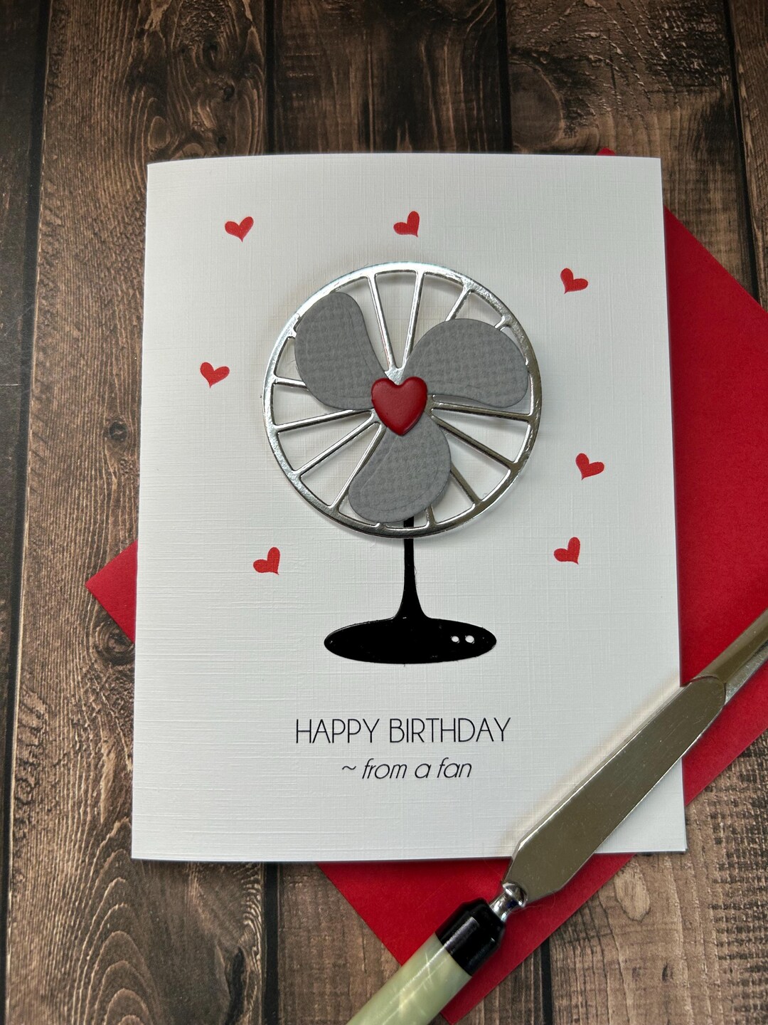 Handmade Birthday Card, Pun Birthday, Biggest Fan, Funny Birthday Card ...