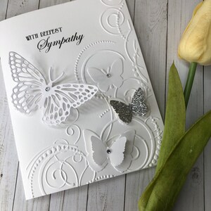 Handmade Sympathy Card Condolence Card With Deepest Sympathy - Etsy