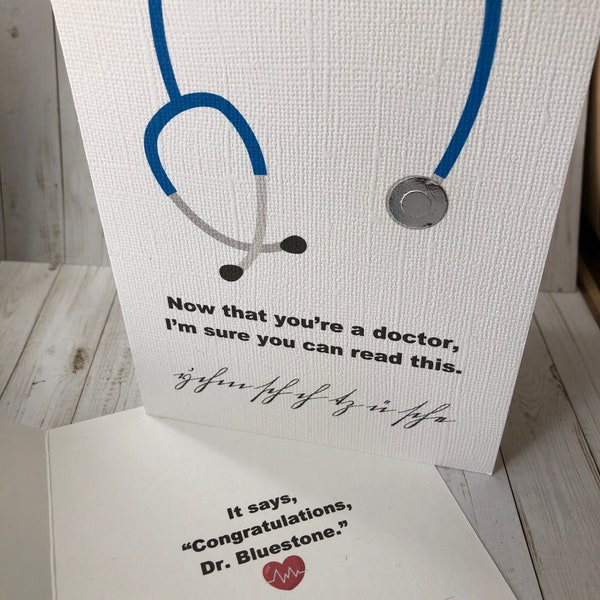 Medical School Graduation Card - Etsy