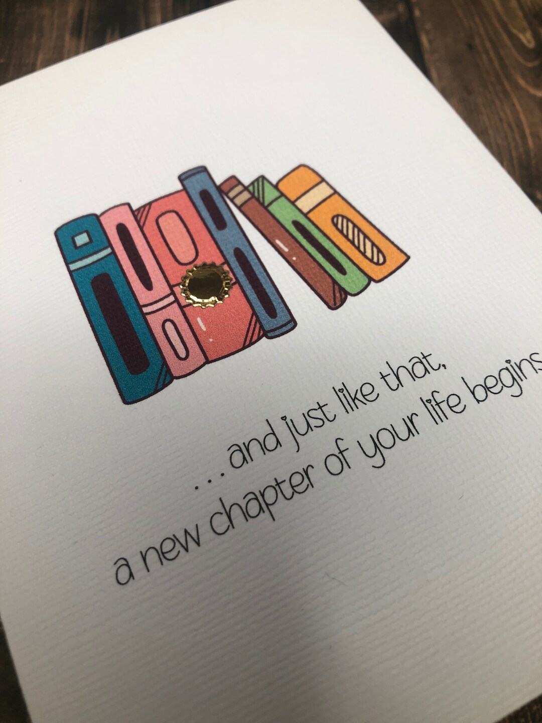 Handmade Retirement Greeting Card, New Chapter Retirement, New Chapter ...