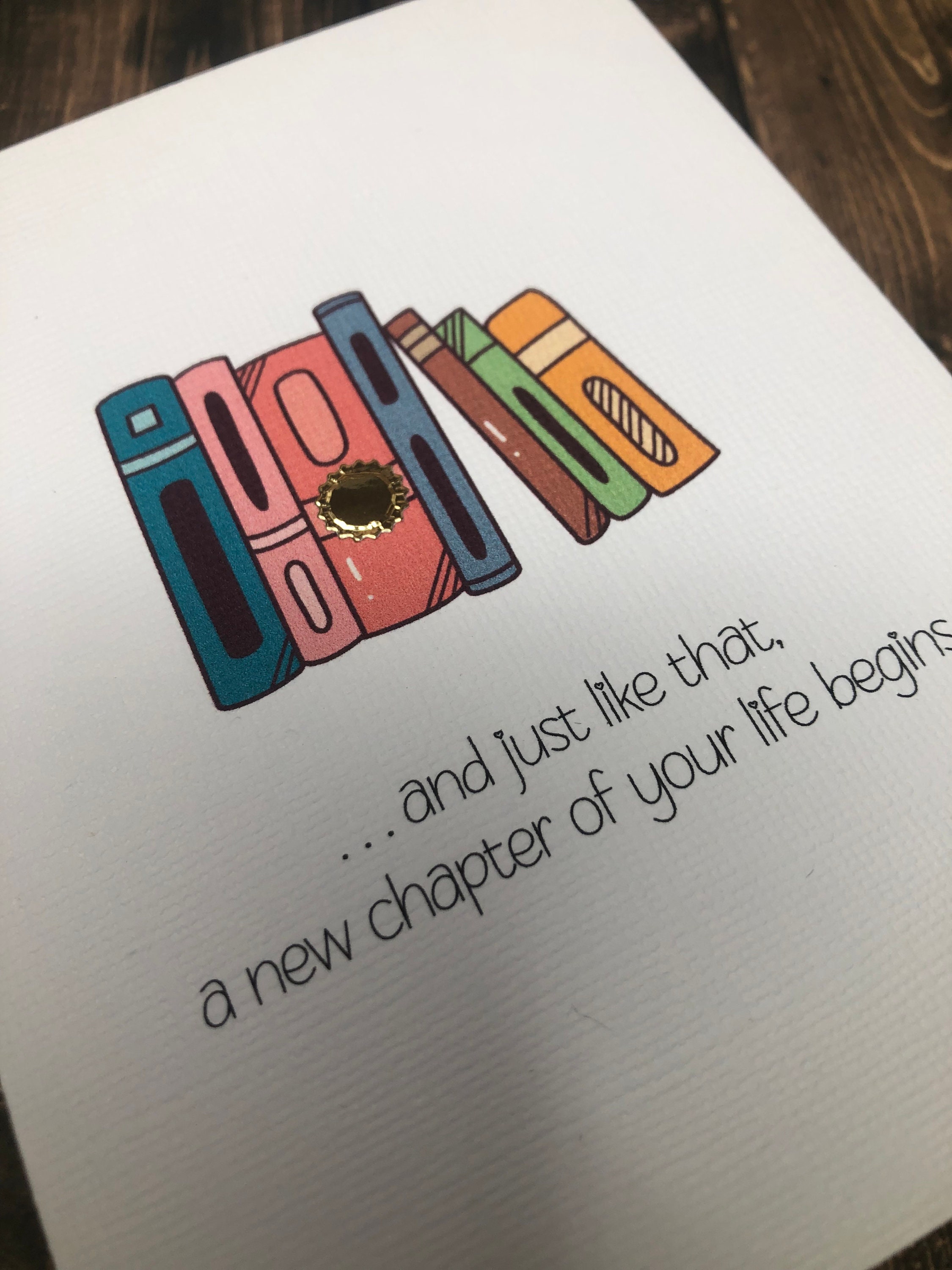 Handmade Retirement Greeting Card New Chapter Retirement New - Etsy