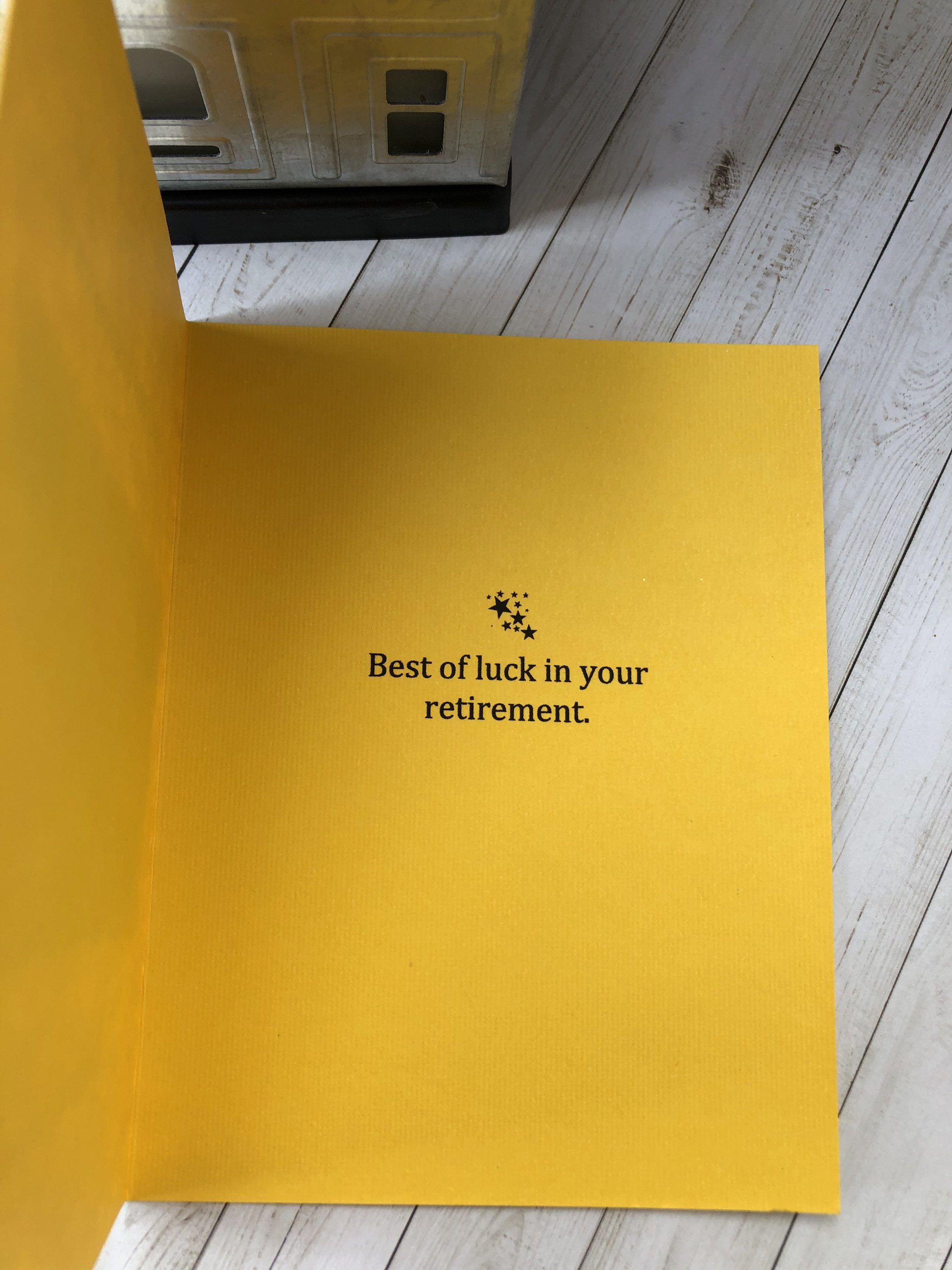 Handmade Retirement Greeting Card Business Card - Etsy