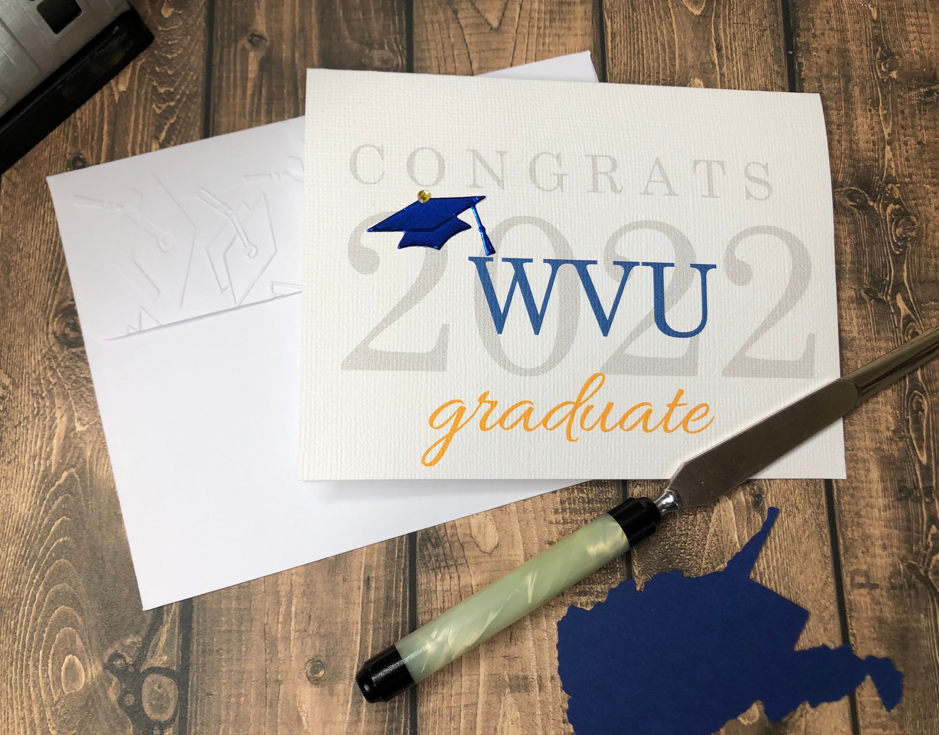 West Virginia University Graduation Card 2022 Graduation - Etsy