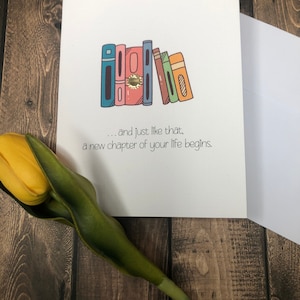 Handmade Retirement Greeting Card, New Chapter Retirement, New Chapter ...
