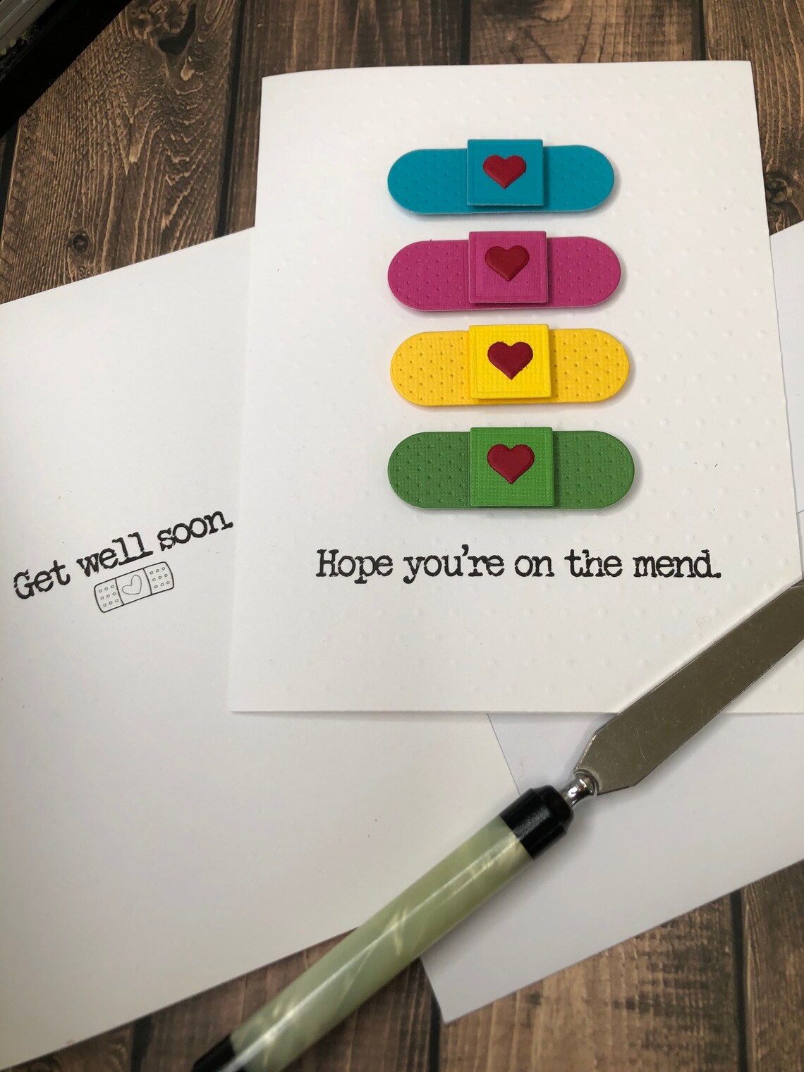 Handmade Get Well Card Fun Get Well Card Colorful Get Well - Etsy