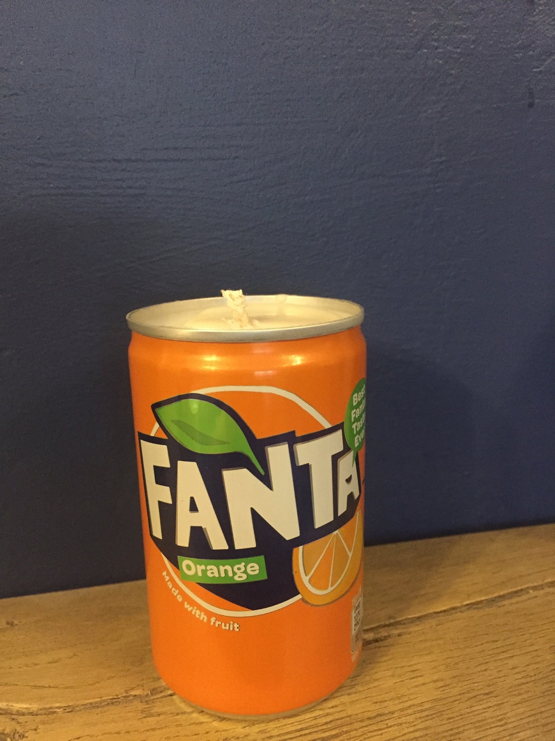 Fanta Orange Scented Mini Can Candle Vegan Natural Soy Wax - Etsy