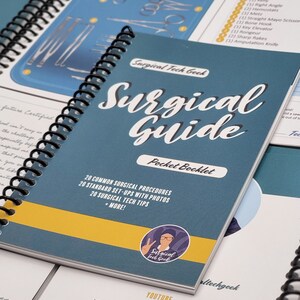 Surgical Guide Pocket Booklet, Surgical Tech Clinical Booklet ...