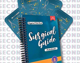 Surgical Guide Pocket Booklet, Surgical Tech Clinical Booklet ...