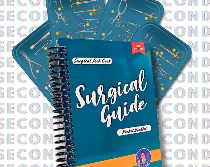 Surgical Guide Pocket Booklet, Surgical Tech Clinical Booklet ...
