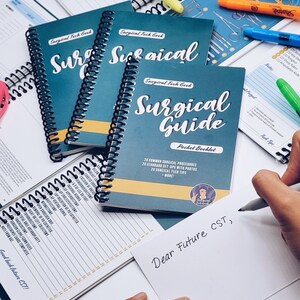 Surgical Guide Pocket Booklet, Surgical Tech Clinical Booklet ...