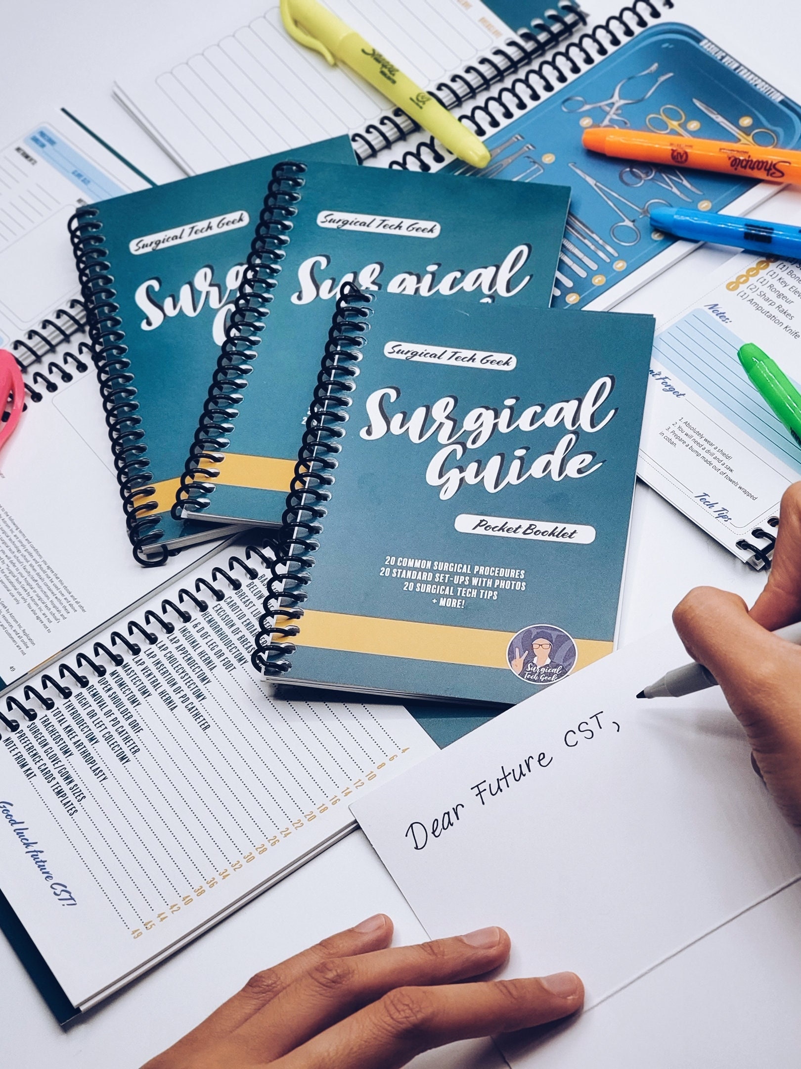 Surgical Guide Pocket Booklet Surgical Tech Clinical Booklet - Etsy