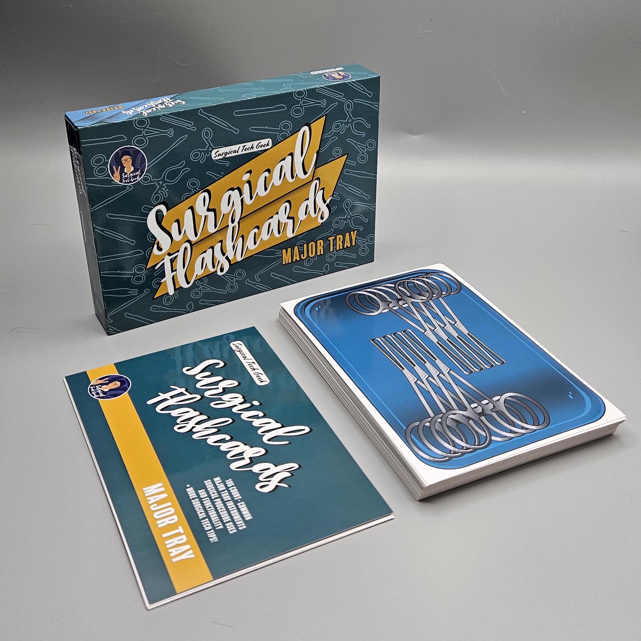 Surgical Tech Flashcards: Major Instrument Tray Study Guide - Etsy