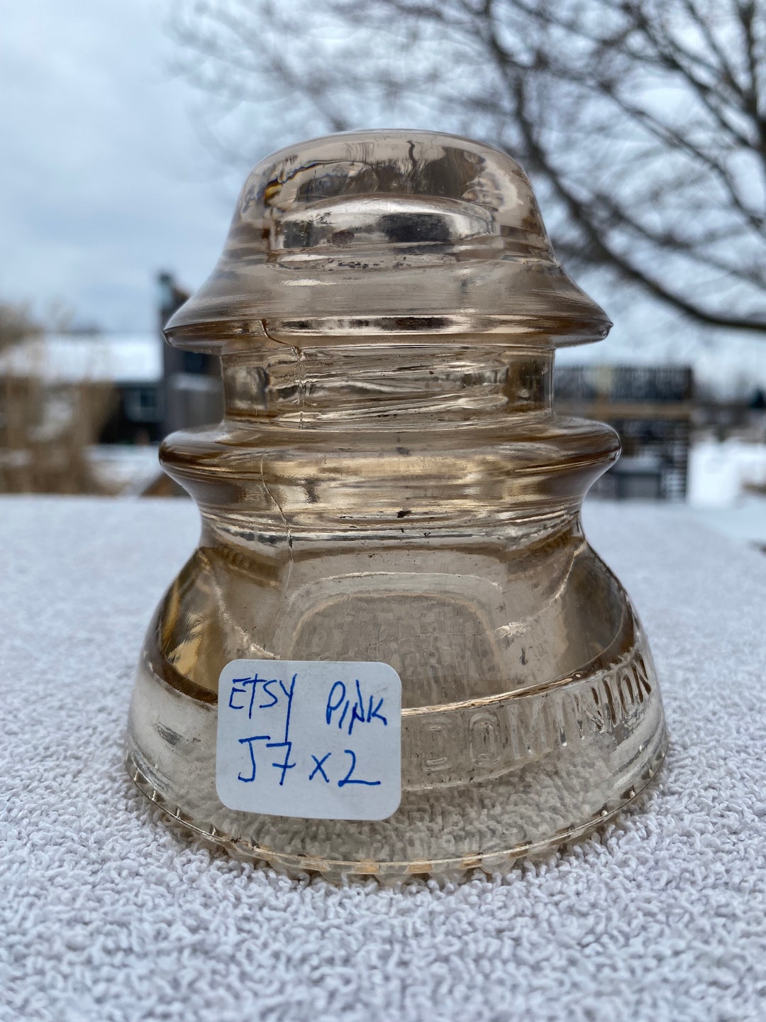 CD 154 Dominion 42 Pink Glass Insulator - Etsy