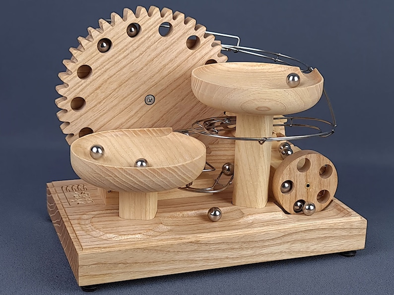 GRAVITY GEARS - Marble Machine - ASH /kinetic Art by Steven Frank/ - Etsy