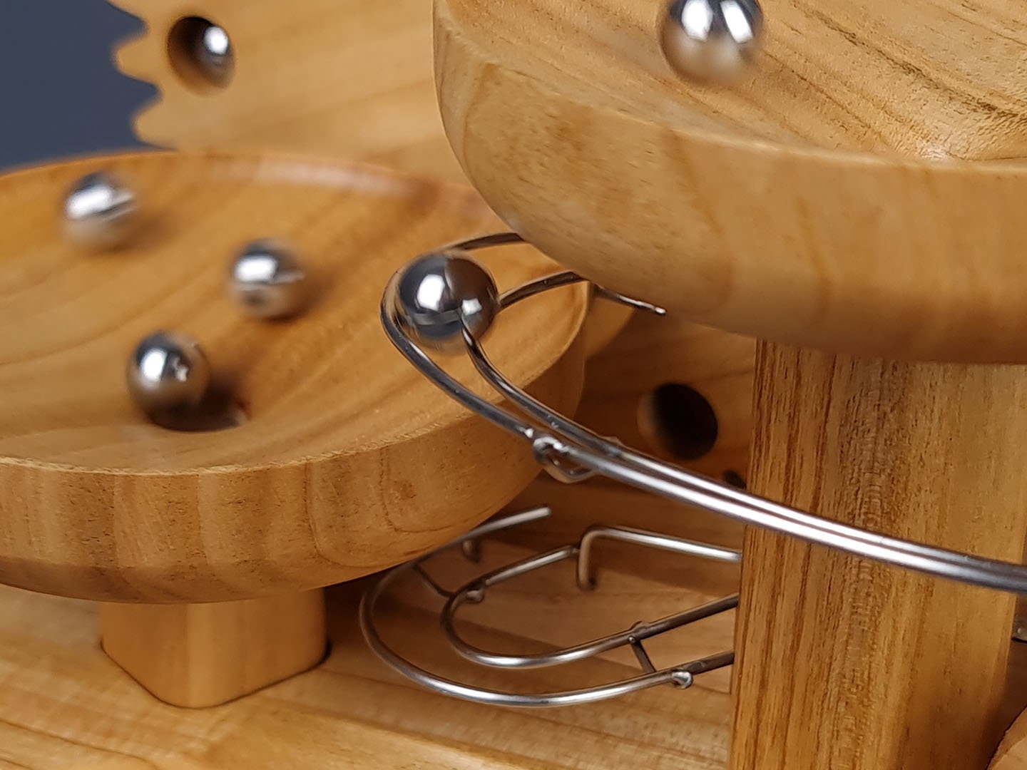 GRAVITY GEARS - Marble Machine - CHERRY /kinetic Art by Steven Frank ...