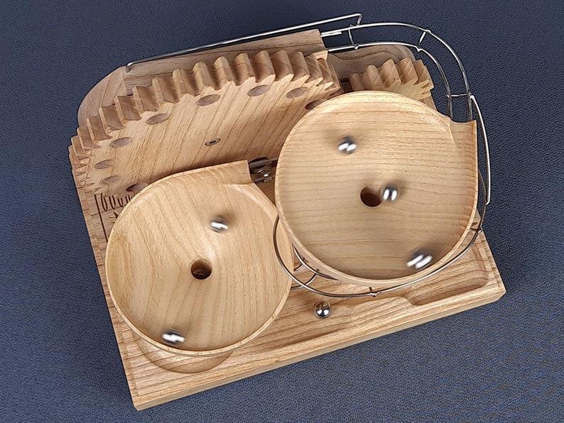 GRAVITY GEARS - Marble Machine - ASH /kinetic Art by Steven Frank/ - Etsy