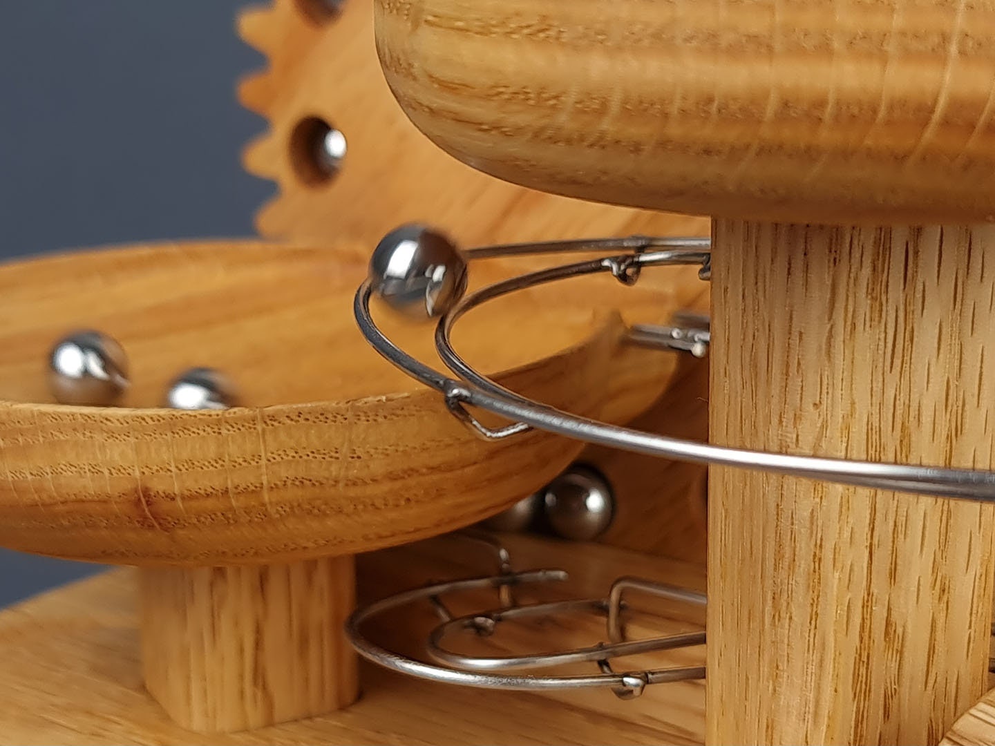 GRAVITY GEARS - Marble Machine - Red Oak /kinetic Art by Steven Frank ...