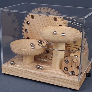 GRAVITY GEARS - Marble Machine - ASH /kinetic Art by Steven Frank/ - Etsy