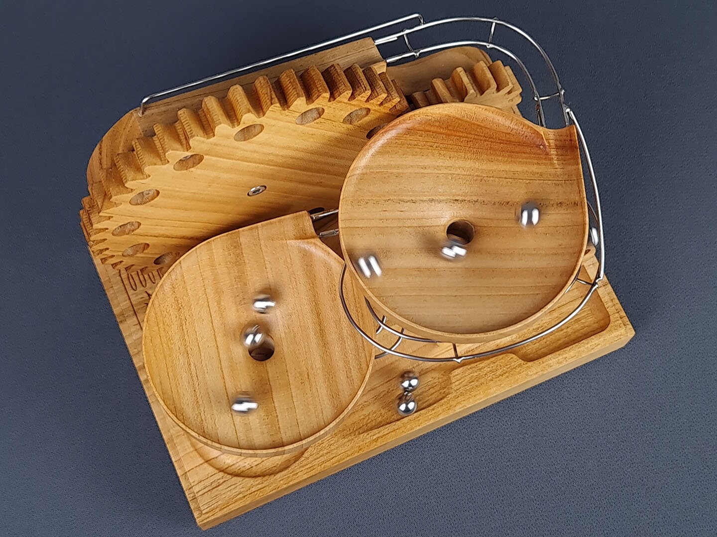 GRAVITY GEARS - Marble Machine - CHERRY /kinetic Art by Steven Frank ...