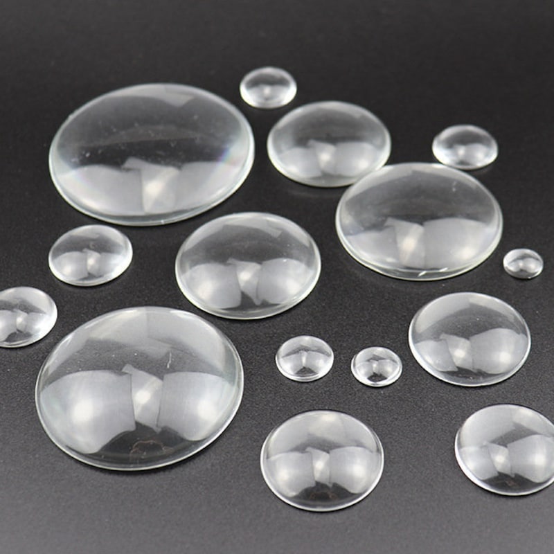 Clear Glass Cabochon - Etsy