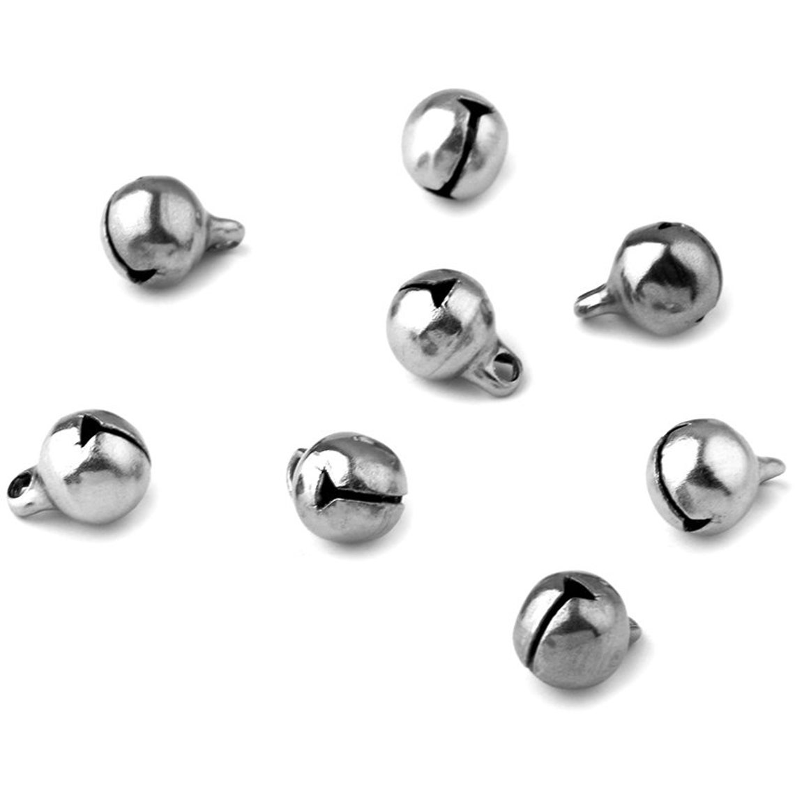 50pcs Stainless Steel Bell 5mm/6mm/8mm/10mm Jewelry Making - Etsy