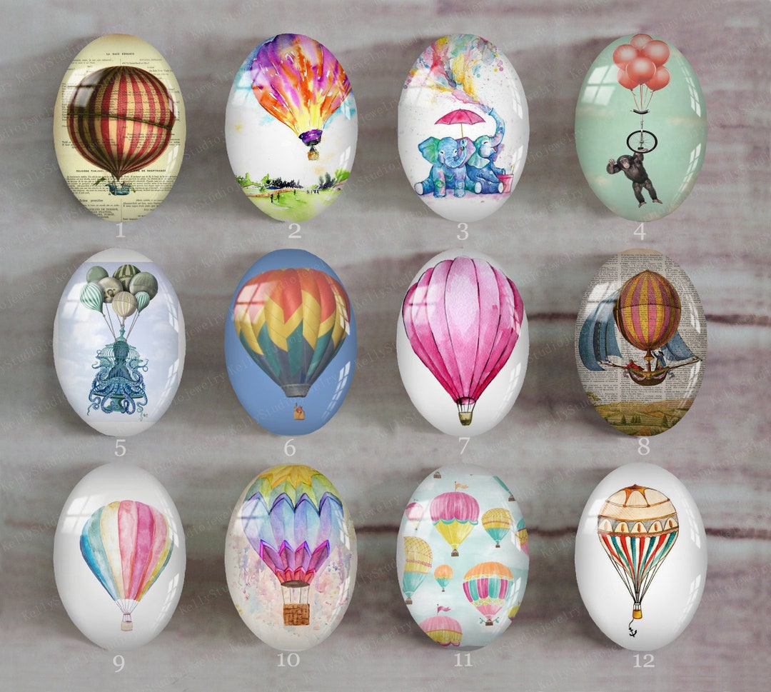 Handmade Photo Oval Glass Cabs Cabochons 10x14mm 13x18mm 18x25mm ...