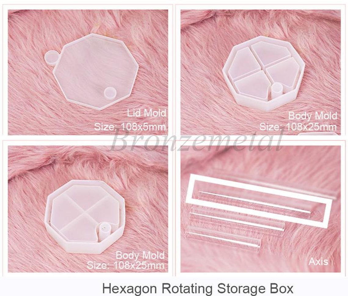 Storage Box Mold Silicone Resin Mold Creative Jewelry - Etsy
