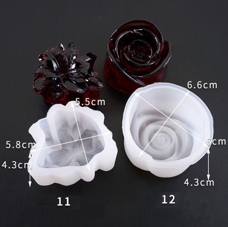Flower Silicone Mold Epoxy Resin Crafthandmade Flower Resin - Etsy