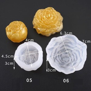 Flower Silicone Mold Epoxy Resin Crafthandmade Flower Resin Mold Making ...