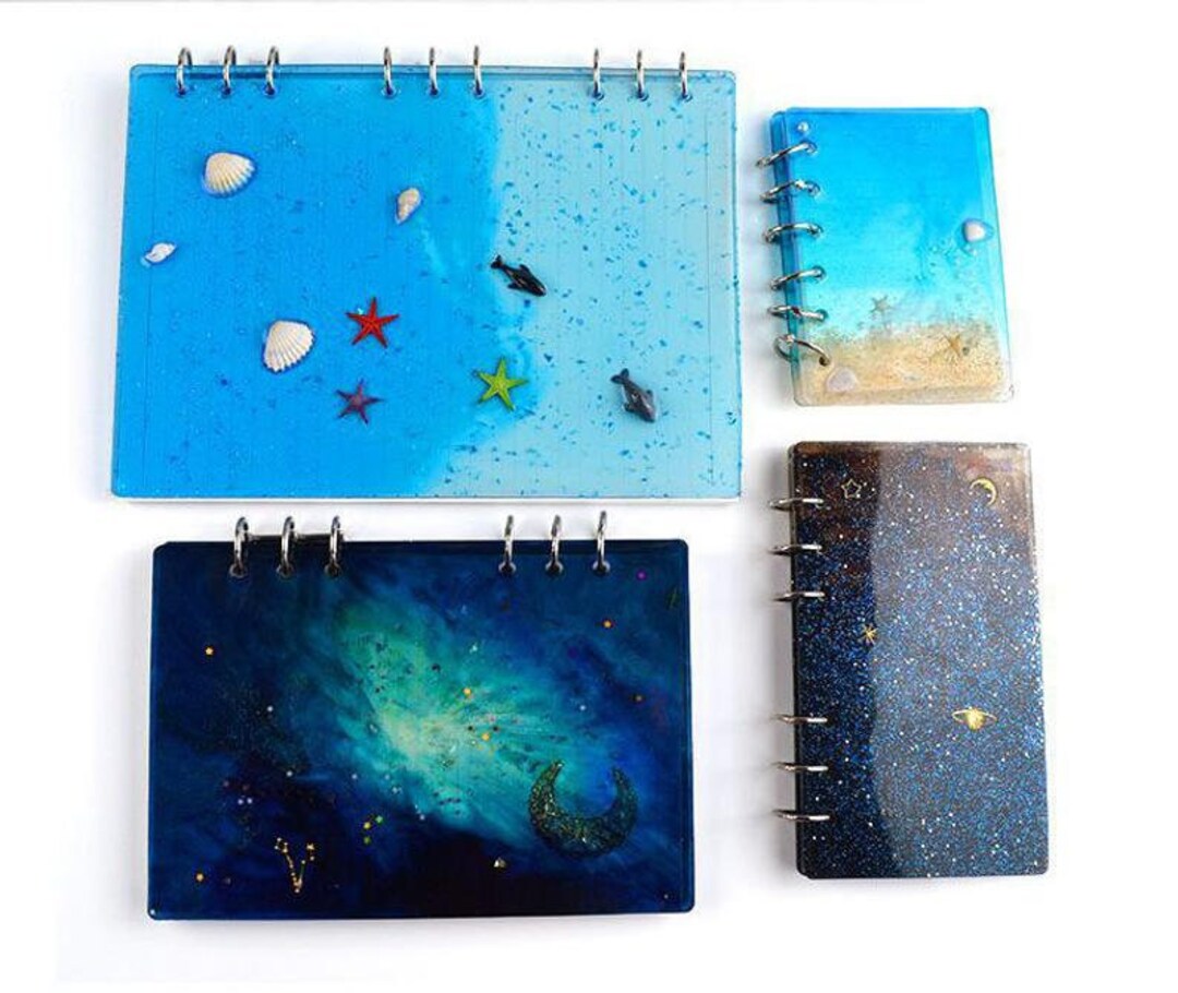 Notebook Silicone Mold, DIY Notebook Silicone Mold, Epoxy Resin Craft ...