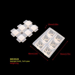 Keyboard Silicone Resin Molds Key Cap Mold - Etsy