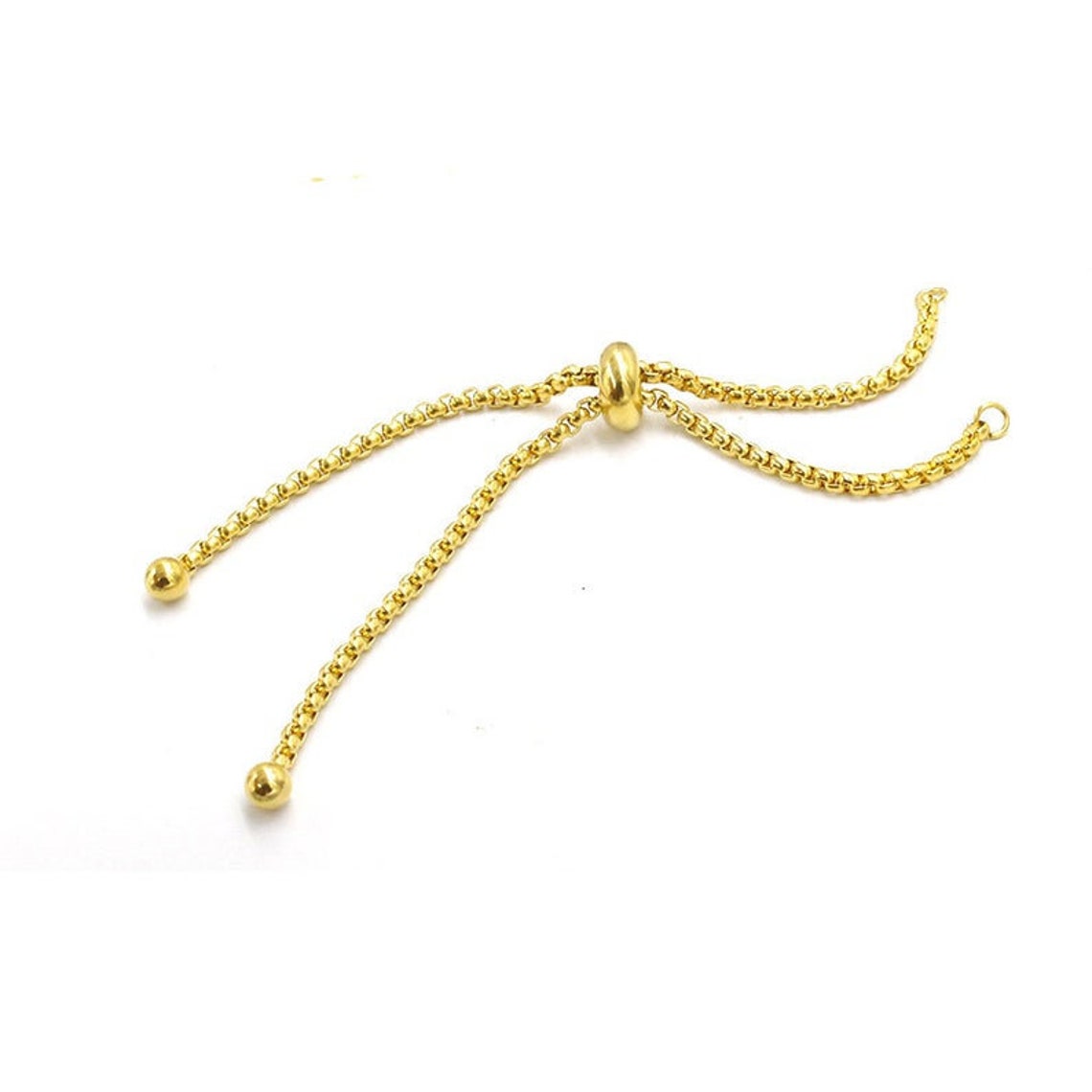 5pcs Stainless Steel 2.5mm Adjustable Slider Chain Bracelet - Etsy