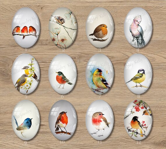 Handmade Photo Oval Glass Cabs Cabochons 10x14mm 13x18mm - Etsy