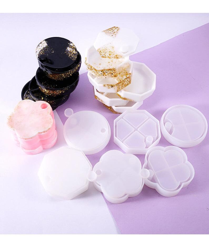 Storage Box Mold Silicone Resin Mold Creative Jewelry - Etsy