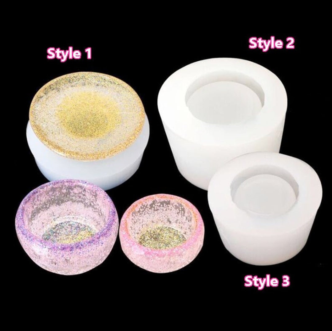Small Bowl Silicone Mold, Resin Crystal Epoxy Diamond Small Bowl ...