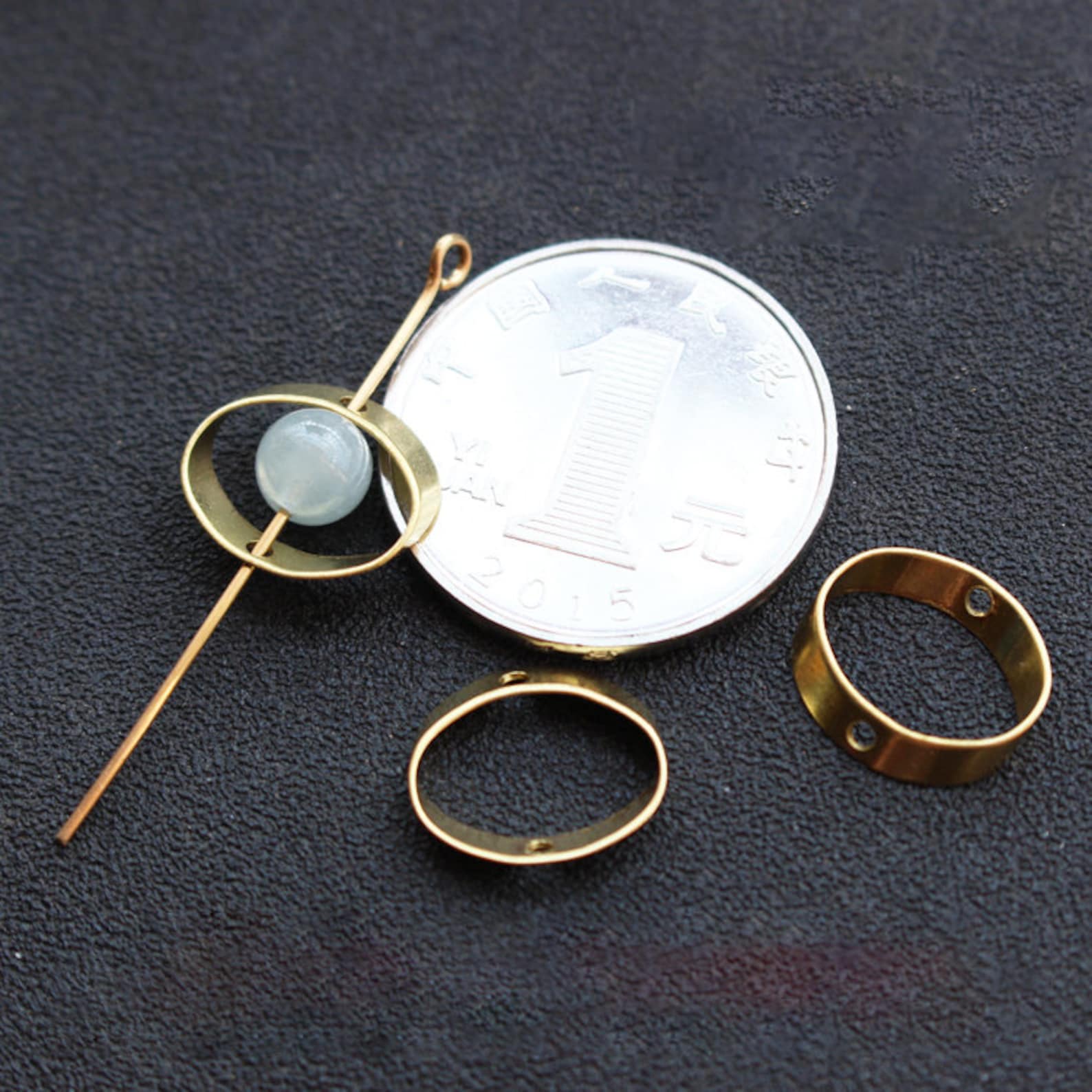 50pcs 12x13mm Raw Brass Brass Bead Frames Frame Oval - Etsy