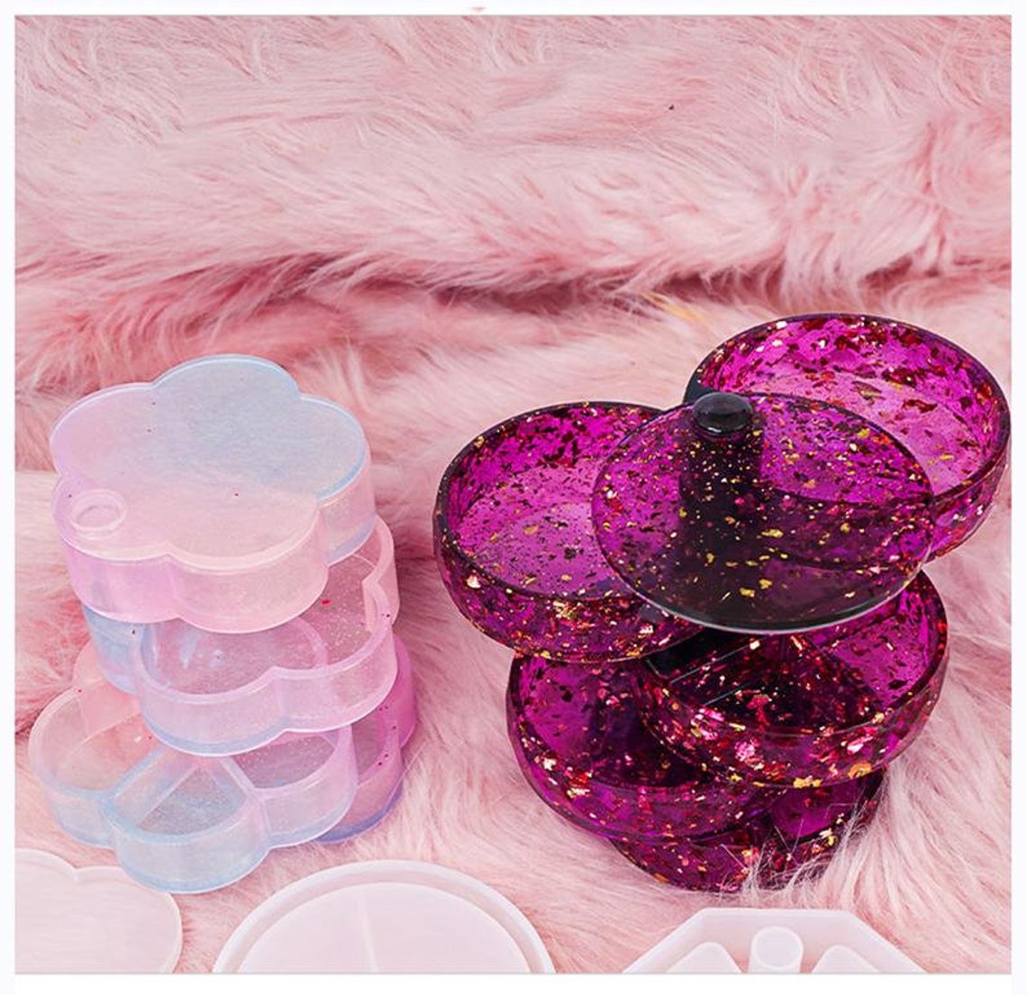 Storage Box Mold Silicone Resin Mold Creative Jewelry - Etsy