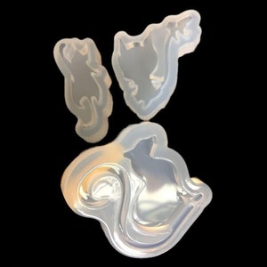 Resin Cat Shape Silicone Mold, Cat Resin Mold - Etsy