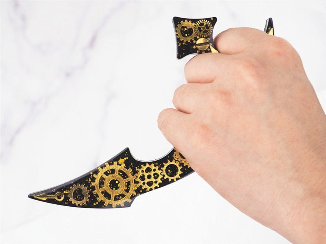 Keychain Resin Moldknife Self Defense Epoxy Casting Mold Key - Etsy