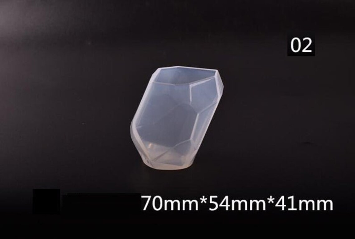 DIY Silicon Mold Faceted Stone Silicone MoldGem Stone Resin | Etsy