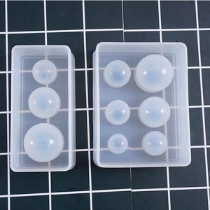 DIY Ball Clear Silicone Mold, Manual Ball Mold, Ball Epoxy Resin Craft ...