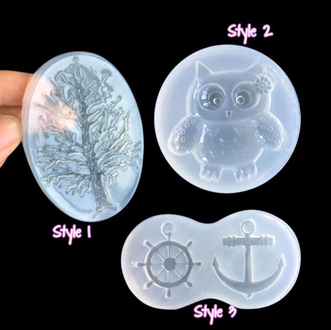 Tree Silicone Mold, Anchor Silicone Mold, Rudder Resin Mould, Resin ...