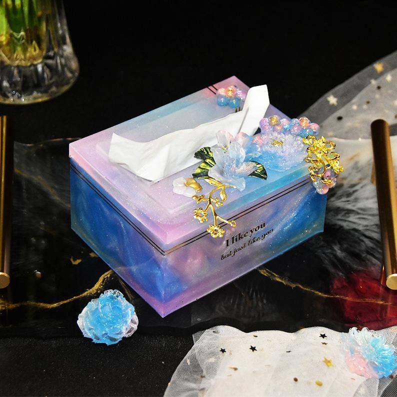 Resin Silicon Mold Rectangle Tissue Box Silicone Mold Tissue - Etsy