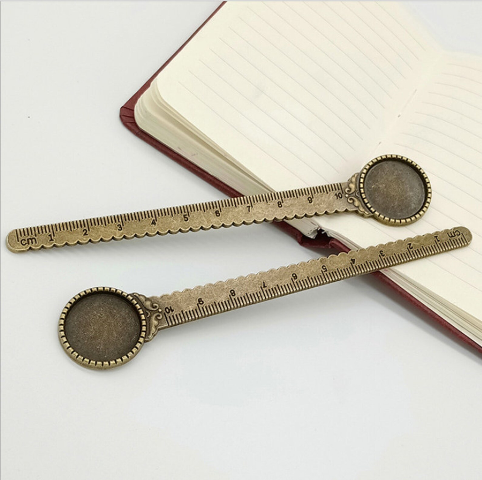 5pcs Alloy 20mm Bookmarks Base Bezel bookmarks Tray 20mm - Etsy