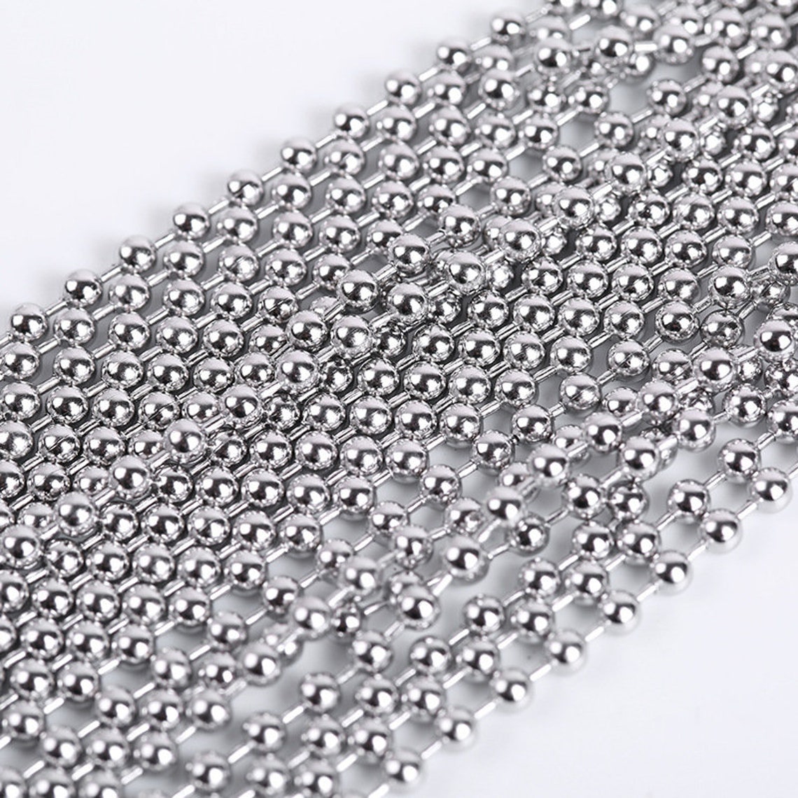 10m 39ft Stainless Steel Ball Bead Chains Bulk Chain - Etsy