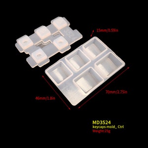 DIY Keyboard Silicone Resin Molds,key Cap Mold,uv Resin Epoxy Molds ...