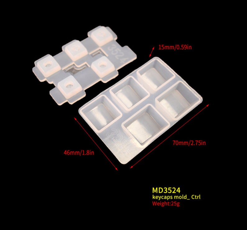 Keyboard Silicone Resin Molds Key Cap Mold - Etsy