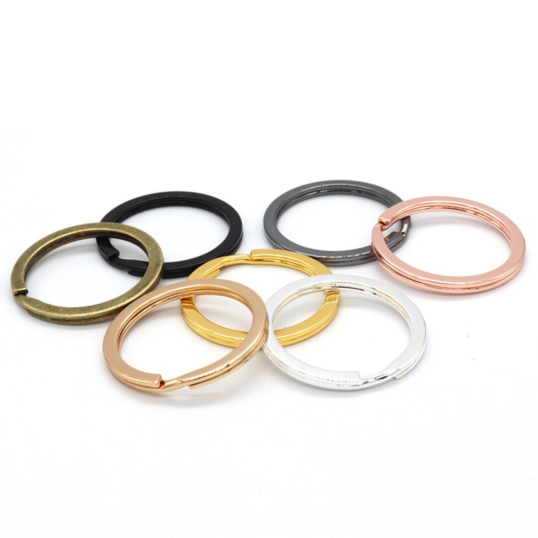 30pcs 28mm Clasps Key Ring Key Chain Swivel Clasps for Key Rings, Base ...
