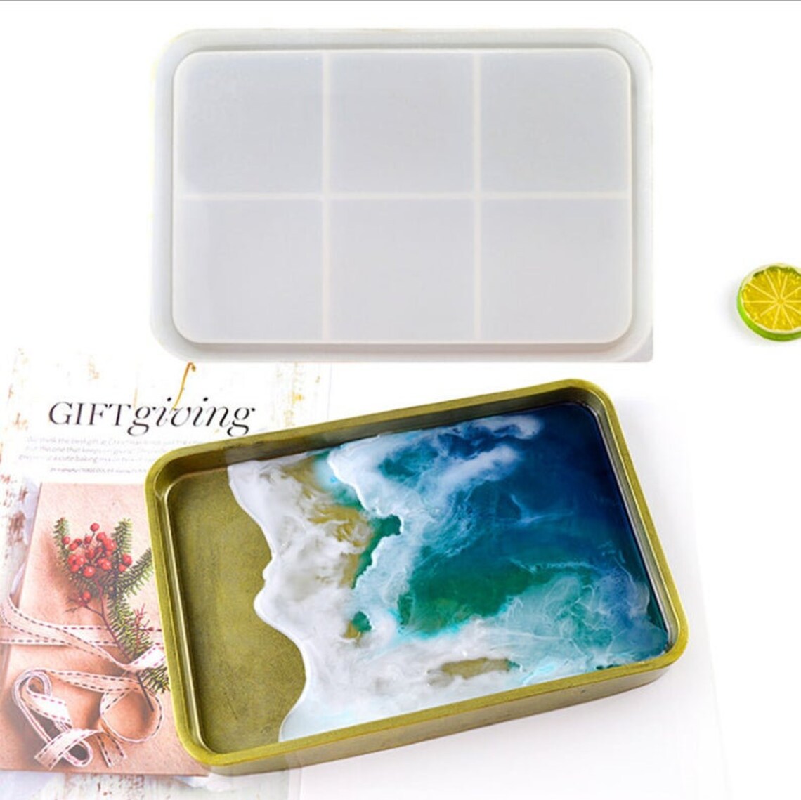 Large Rectangle Tray Silicone Mold DIY Art Crafts Jewelry - Etsy