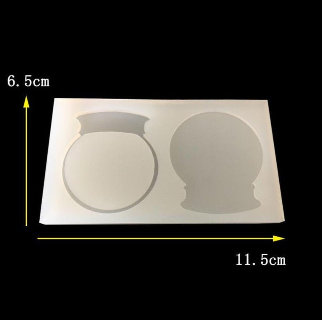 DIY Snow Globe Silicone Mold, Snow Ball Resin Mold, Epoxy Resin Craft ...
